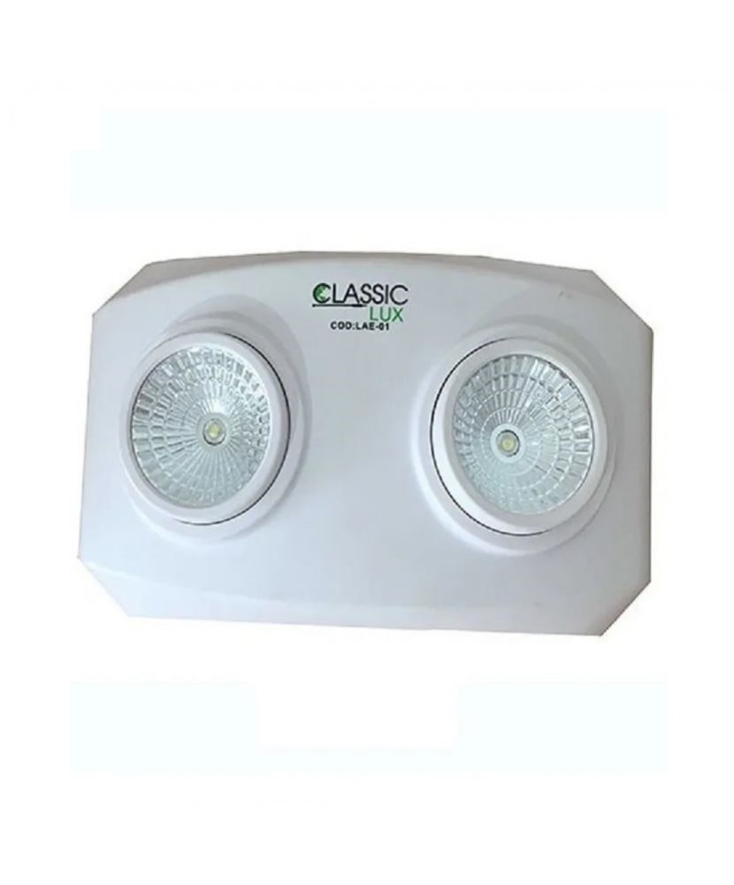 GRUPO DE BIASE - LAMPARA DE EMERG LED 2X1 6500K BI-L92 CLASSIC LUX ...