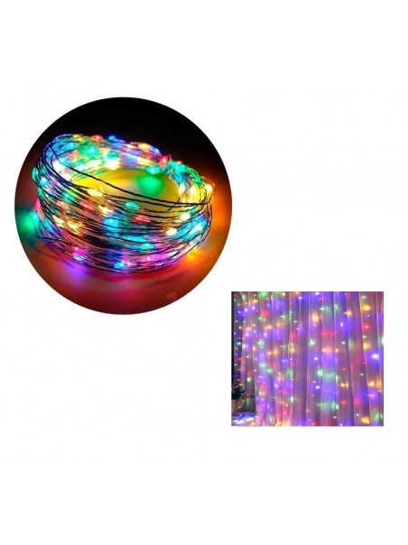 GRUPO DE BIASE - LUCES LED NAVIDEÑA CORTINA 5V RGB/USB HAMMER NH-CA...