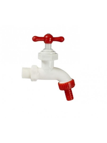 GRUPO DE BIASE - LLAVE DE CHORRO DE 1/2 PLAST C/PICO METALES ALEADO...