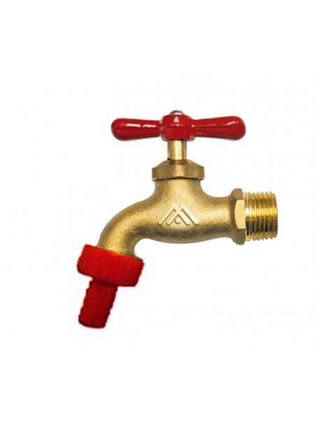 GRUPO DE BIASE - LLAVE DE CHORRO DE 1/2 BRONCE C/PICO METALES ALEAD...