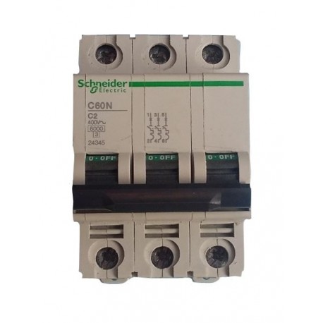GRUPO DE BIASE - INTERRUPTOR 3P 3A MULTI 9 C60N SCHNEIDER 24346