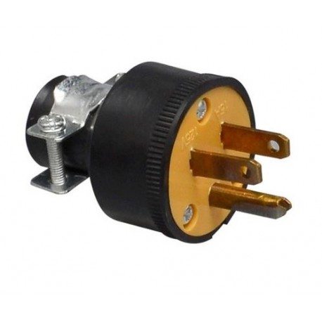 GRUPO DE BIASE - ENCHUFE POLARIZADO 110V CON GOMA LUMINART