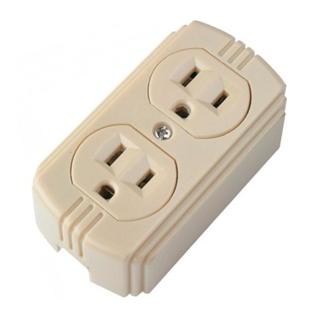 GRUPO DE BIASE - TOMA DOBLE SUPERFICIAL 110V LUMINART 01-04-1015