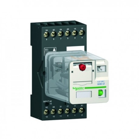 GRUPO DE BIASE - RELE 11 PINES 220 VAC, 3 NA + NC SCHNEIDER RUMC3AB...